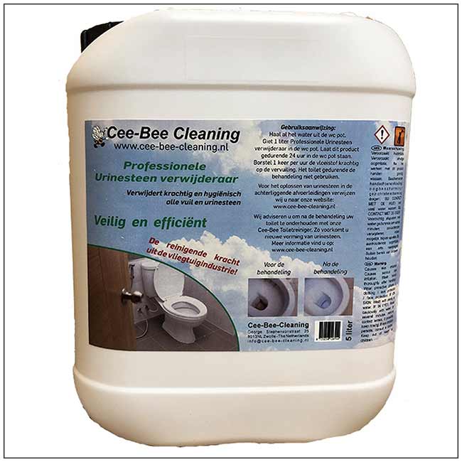 Professionele Urinesteen Verwijderaar – 5 liter - Cee-Bee Cleaning